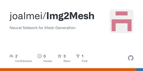 Github Joalmei Img Mesh Neural Network For Mesh Generation