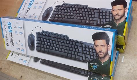 Zebronics Zeb Judwaa 555 Wired Keyboard And Mouse Combo At ₹ 265 Piece ज़ेब्रॉनिक्स कीबोर्ड In