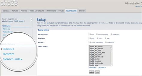PhpBB Backup FastWebHost Tutorials