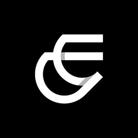 Premium Vector Letter Ce Or Cc Monogram Logo