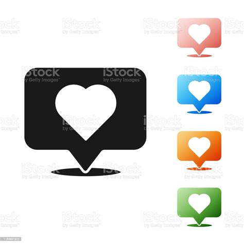 흰색 배경에 격리 된 검은 색 좋아요와 하트 아이콘 카운터 알림 아이콘입니다 추종자 인스타 다채로운 아이콘을 설정합니다 벡터 일러스트레이션 개념에 대한 스톡 벡터 아트 및