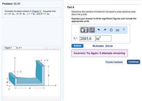 Solved Consider The Beam Shown In Figure 1 Suppose That A