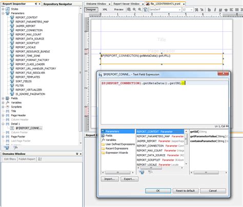 How To Print Datasource Url In The Report How To Jaspersoft Community