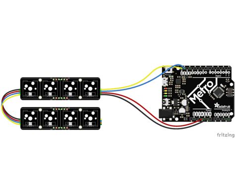 arduino adafruit neokey 1x4 qt i2c breakout adafruit learning system