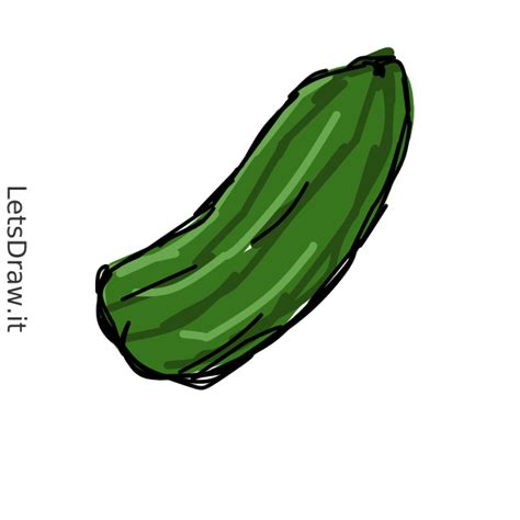 How To Draw Cucumber Xee N Jp Png LetsDrawIt