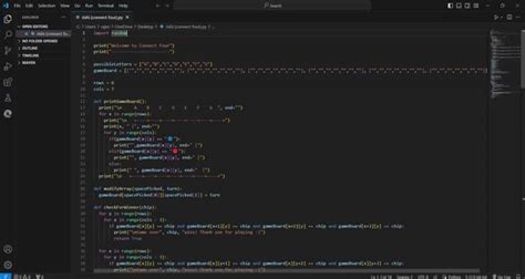 Rishikesh K On Linkedin Pythonprogramming Gamedevelopment Connectfour Internship