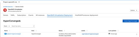 Example Of Deploying A Windows Vm From A Template Using Openshift