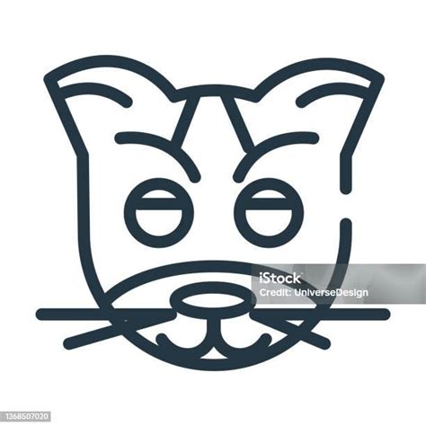 램킨 난쟁이 고양이 얇은 라인 아이콘 고양이 품종의 벡터 그림 선형 아이콘은 개념 격리 된 윤곽 기호를 낳습니다 웹 디자인 및 앱에 대한 벡터 그림 기호 요소입니다 0명에