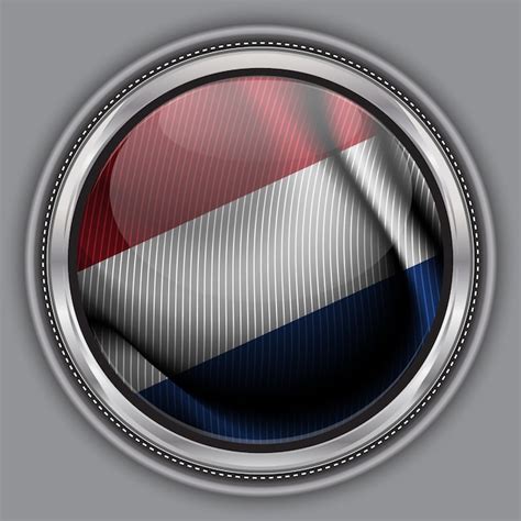 국기 물결 모양의 면직물 현실적인 벡터 일러스트 레이 션에 상태의 상징 프리미엄 벡터