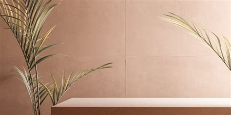 베이지 색 기하학적 연단 제품 프리젠 테이션 제품 디스플레이를위한 열대 잎 식물과 최소한의 장면 개체 배치 모형 3d 렌더링 0명에 대한 스톡 사진 및 기타 이미지 Istock