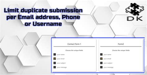 Duplicate Killer Prevent Spam And Stop Double Entry Submissions For Contact Form 7 Forminator