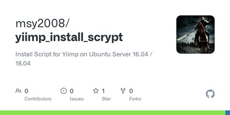 Github Msy2008yiimpinstallscrypt Install Script For Yiimp On Ubuntu Server 1604 1804