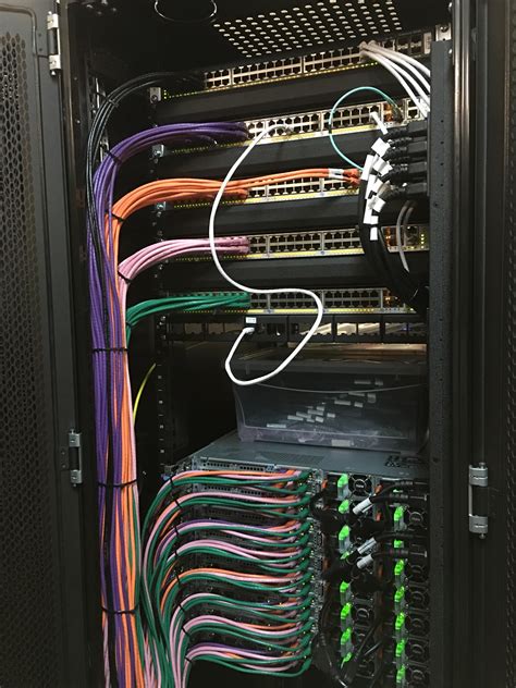 Cleaning Up A Network Server Cabinet