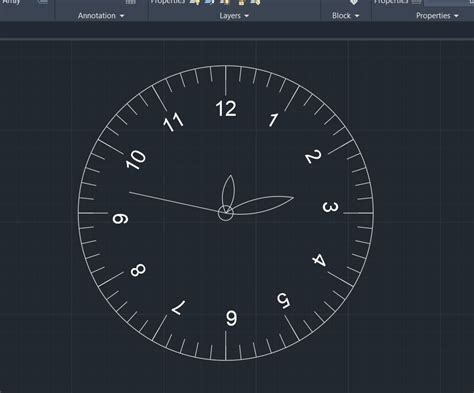 Daniel George On Linkedin Animated A Clock In Autocad Even Though Its Basically A Repeating…