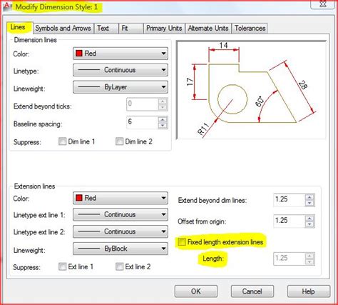 Dimension Ext Lines AutoCAD General AutoCAD Forums
