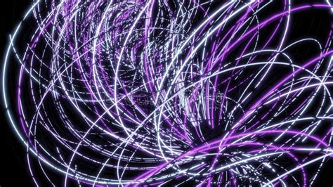 Rotating Vortex Of Colorful Lines On Black Background Design Glowing Energy Vortex Of Tangled