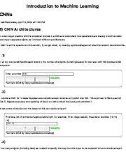 Understanding Cnn Architectures And Weight Calculations Course Hero
