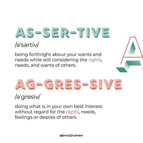 Bossed Up On Linkedin The Difference Between Assertive V Aggressive