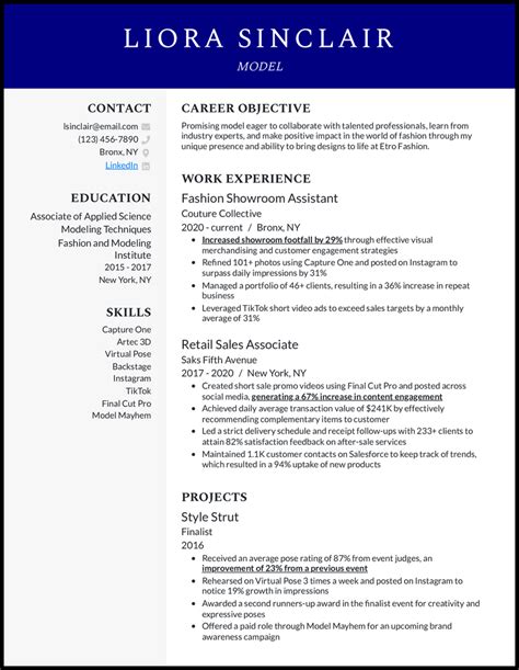 7 Model Resume Examples To Steal The Show In 2026
