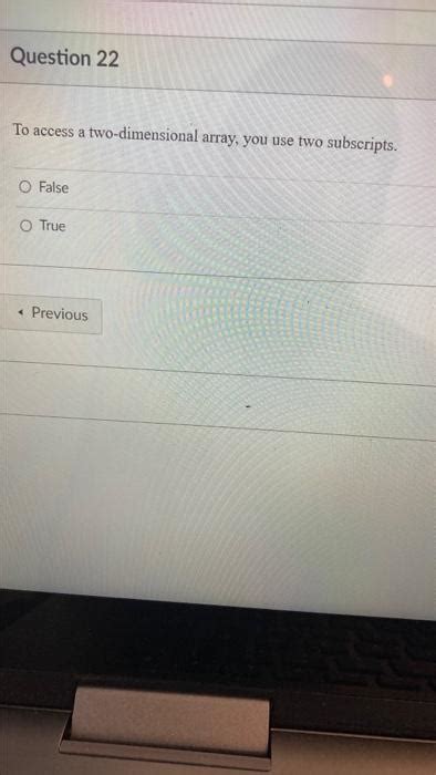 Solved Question 21 When An Array Is Instantiated It Is