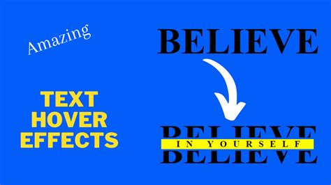 Text Hover Effects Html And Css