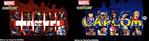 Characters Would Appear In Mvc Series By Eddiestrickland18 On Deviantart
