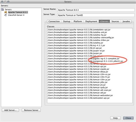 Java Jdbc Driver Not Found Even After Placing Its Jar In Tomcat Home Lib Folder When Run In