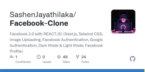 github sashenjayathilaka facebook clone facebook 2 0 with react js