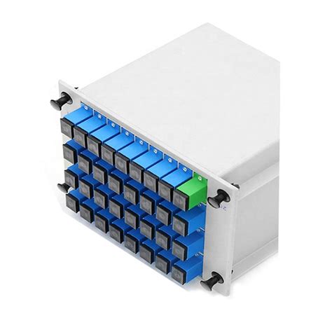 Fiber Optical Plc Splitter 1×16 1×32 Cassette Insertion Type Sc Apc Upc Fiber Optic Splitter Plc