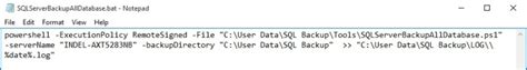 Sql Server Database Backup Using Powershell Arksd Consultancy Private Limited
