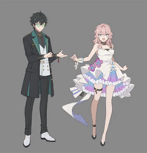 March Th And Dan Heng Honkai And More Drawn By Papajay Jennygin Danbooru