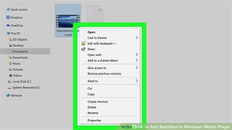 How To Add Subtitles To Windows Media Player With Pictures