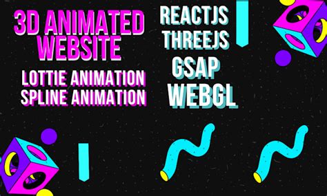 Do 3d Animated Website Webflow Website Gsap Spline Animation
