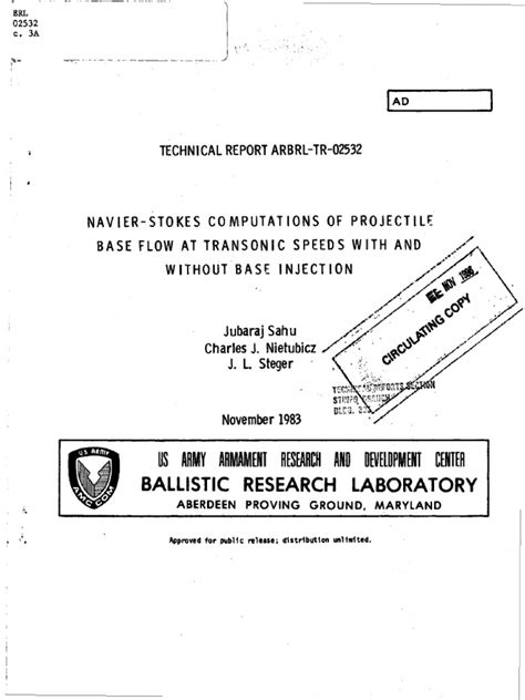 Navier Stokes Computations Of Projectile Base Flow At Transonic Speeds With And Without Base