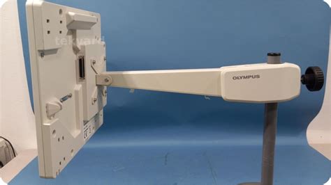 Used Olympus Maj 1868 Scope Guide Receiver Dish On Stand Lab General