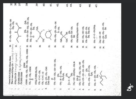 General M F Of Alkane Alkyne Alkene What Is Name Of Ch3 2 −ch−2 Meth