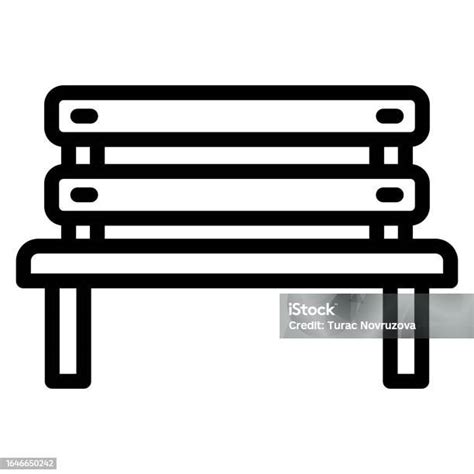 벤치 라인 아이콘 옥토버페스트 개념 흰색 배경에 공원 의자 표지판 개요 스타일의 모바일 개념 웹 디자인의 야외 벤치 아이콘 벡터 그래픽 로고에 대한 스톡 벡터 아트 및 기타