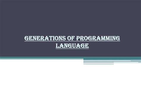 Ppt Introduction To Computer Programming Itc 314 Powerpoint