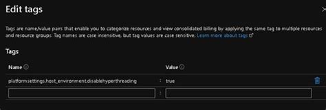 disable hyper threading ht on the azure vm raymond s tech notes