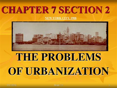 Urbanization Problems
