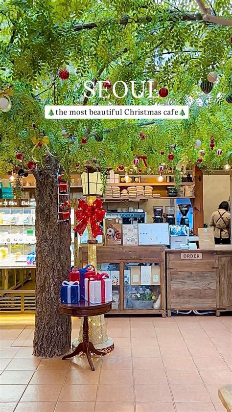 익선동카페 온지심ikseon 🎄 온지심의 따뜻한 크리스마스가 시작됐어요 🎅🌟 크리스마스 장식으로 가득 채운 우리 카페에서 특별한 겨울을 맞이하세요 ️ 반짝이는