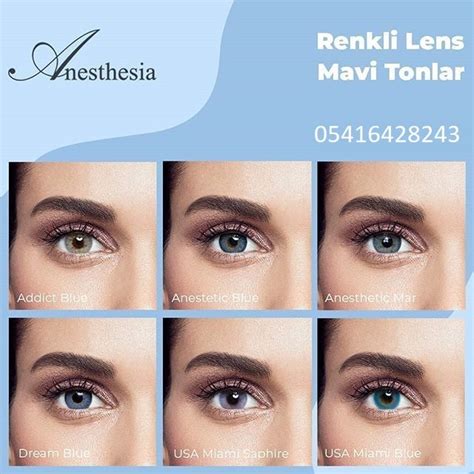 Anesthesia Renkli Lens