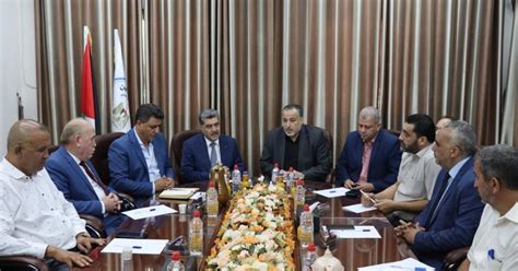 بالصور وكيلا وزارة الداخلية في غزة ورام الله يلتقيان لبحث إصدار الجواز