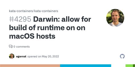 Darwin Allow For Build Of Runtime On On Macos Hosts · Issue 4295