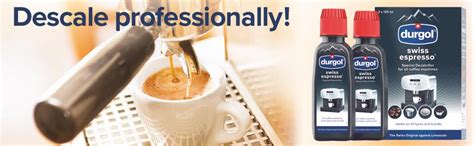 Durgol Swiss Espresso Special Decalcifier For All Coffee Machines 2 X 125ml Uk