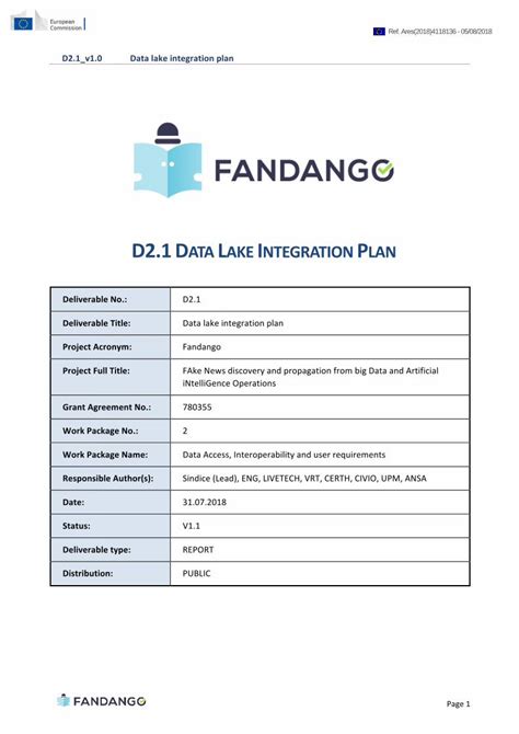 pdf d2 1 data lake integration lan data · hive query engine sql