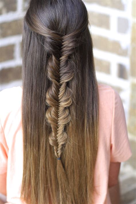 How To Fishtail Braid Super Easy Fishtail Braid Tutorial