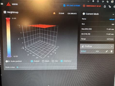 bed mesh heightmap results general discussion team fdm