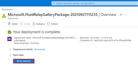 How To Provision An Azure Fluid Relay Service Azure Fluid Relay