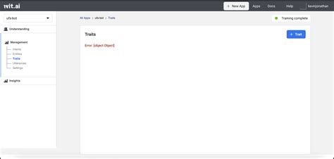 trained utterances not showing · issue 2269 · wit ai wit · github
